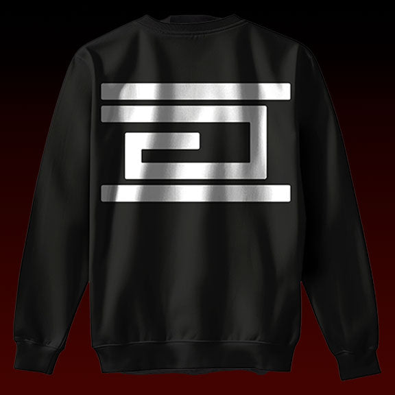 Drumcode logo print sweatshirt in black