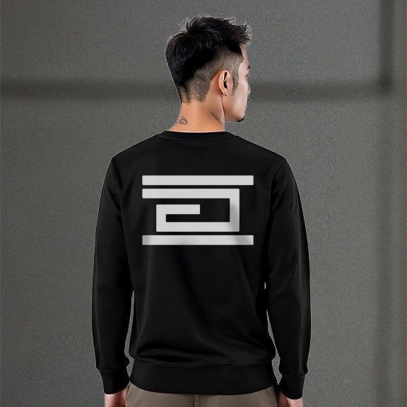 Drumcode logo print unisex sweatshirt in black